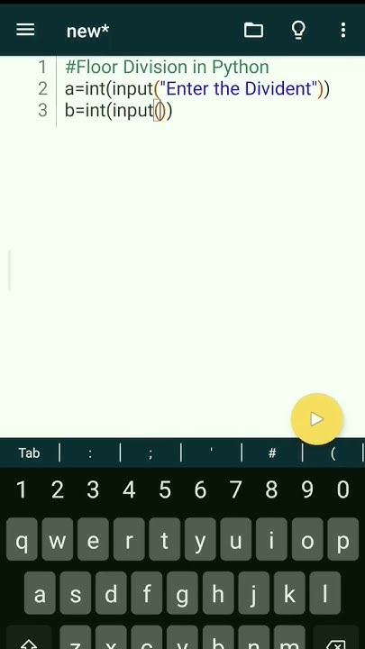 Floor Division in Python #pythontricks #pythontutorial #mathematics # ...