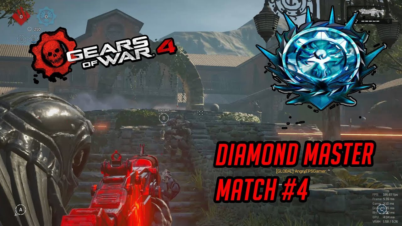 Ranked Diamond Master Escalation Match #4 | Gears Of War 4 Multiplayer ...