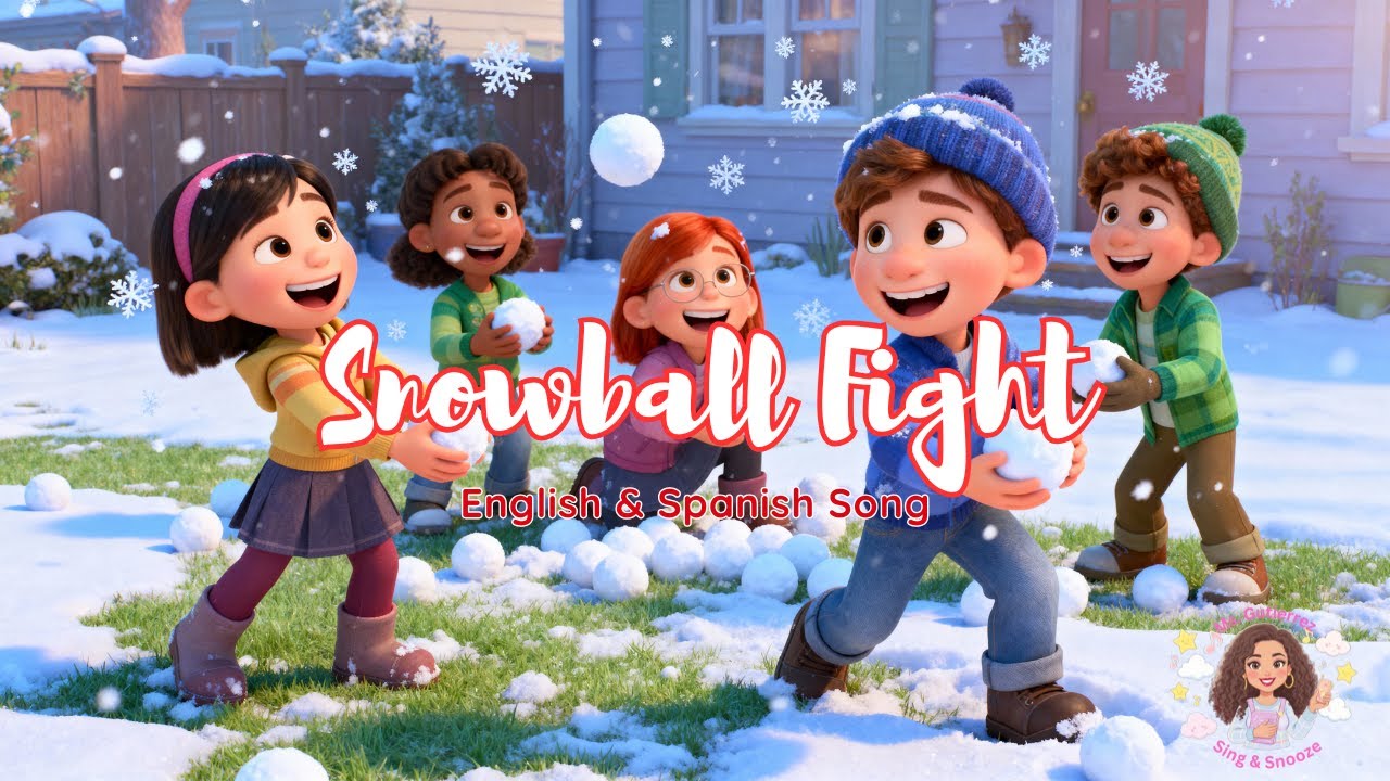 🎄 Snowball Fight! SUPER Fun Christmas Kids Song ️ | Dance, Laugh & Play ...