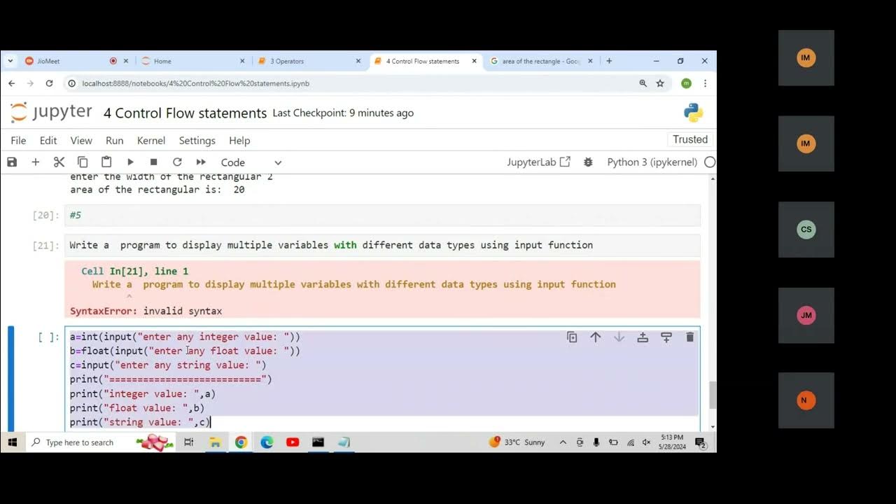 #6 Python conditional statement - YouTube