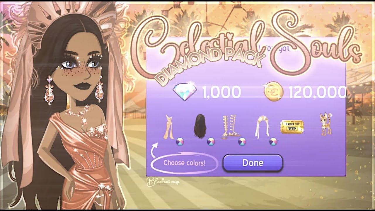 buying the Celestial Souls dpack - Moviestarplanet - YouTube