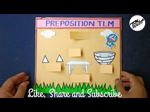 PREPOSITION TLM || ENGLISH TLM FOR PRIMARY SCHOOL - YouTube