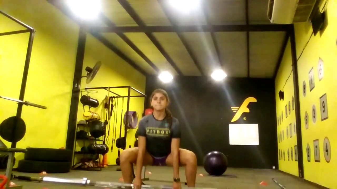 sentadilla sumo con barra olimpica - YouTube