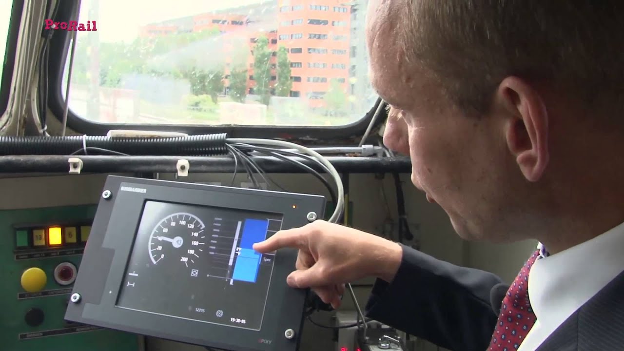 Beveiligingssysteem ERTMS getest met rijdend laboratorium - YouTube