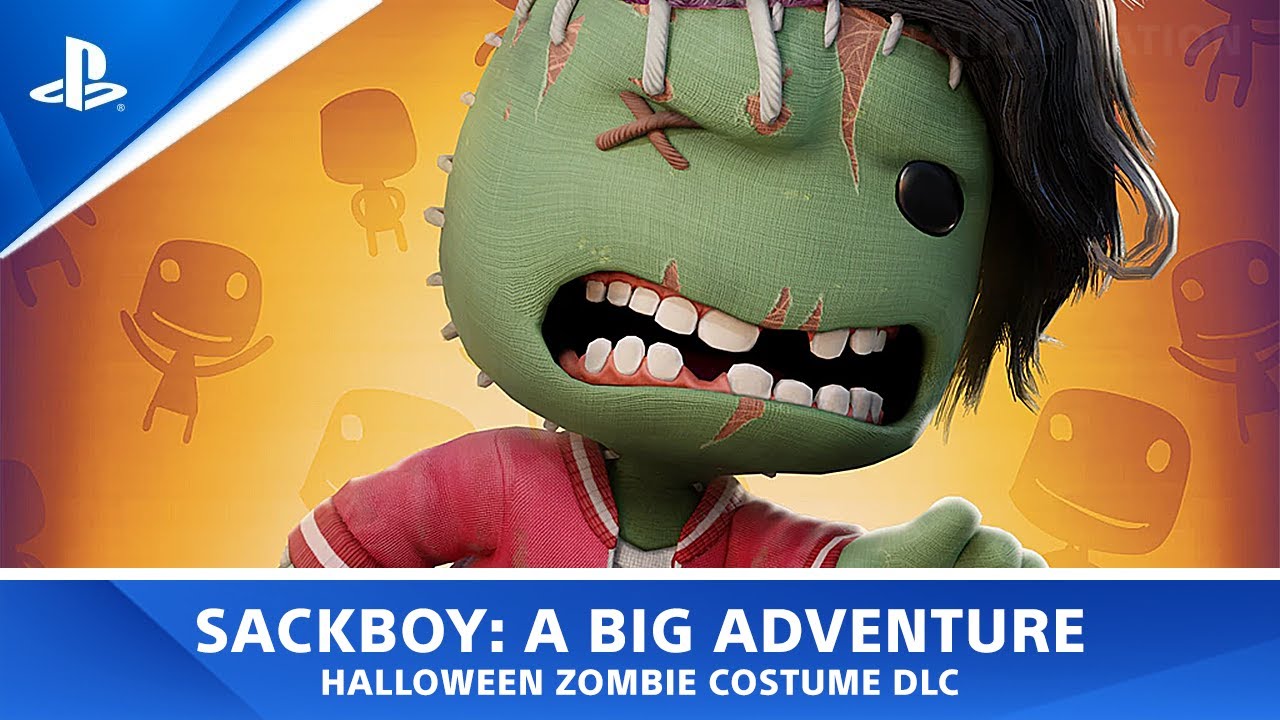 Sackboy: A Big Adventure - Halloween Zombie Costume DLC - YouTube
