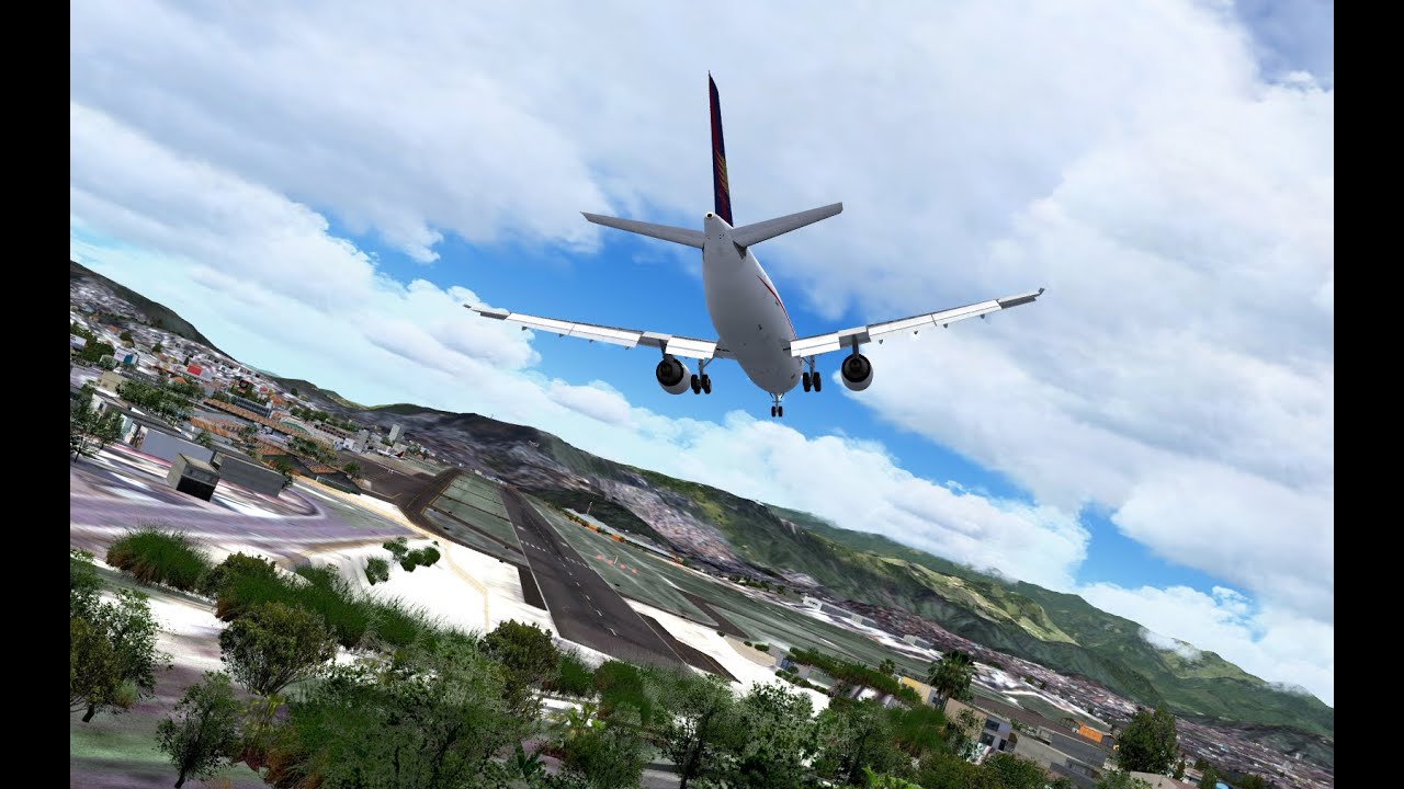 P3D Approach and landing in Toncontín International Airport (MHTG ...