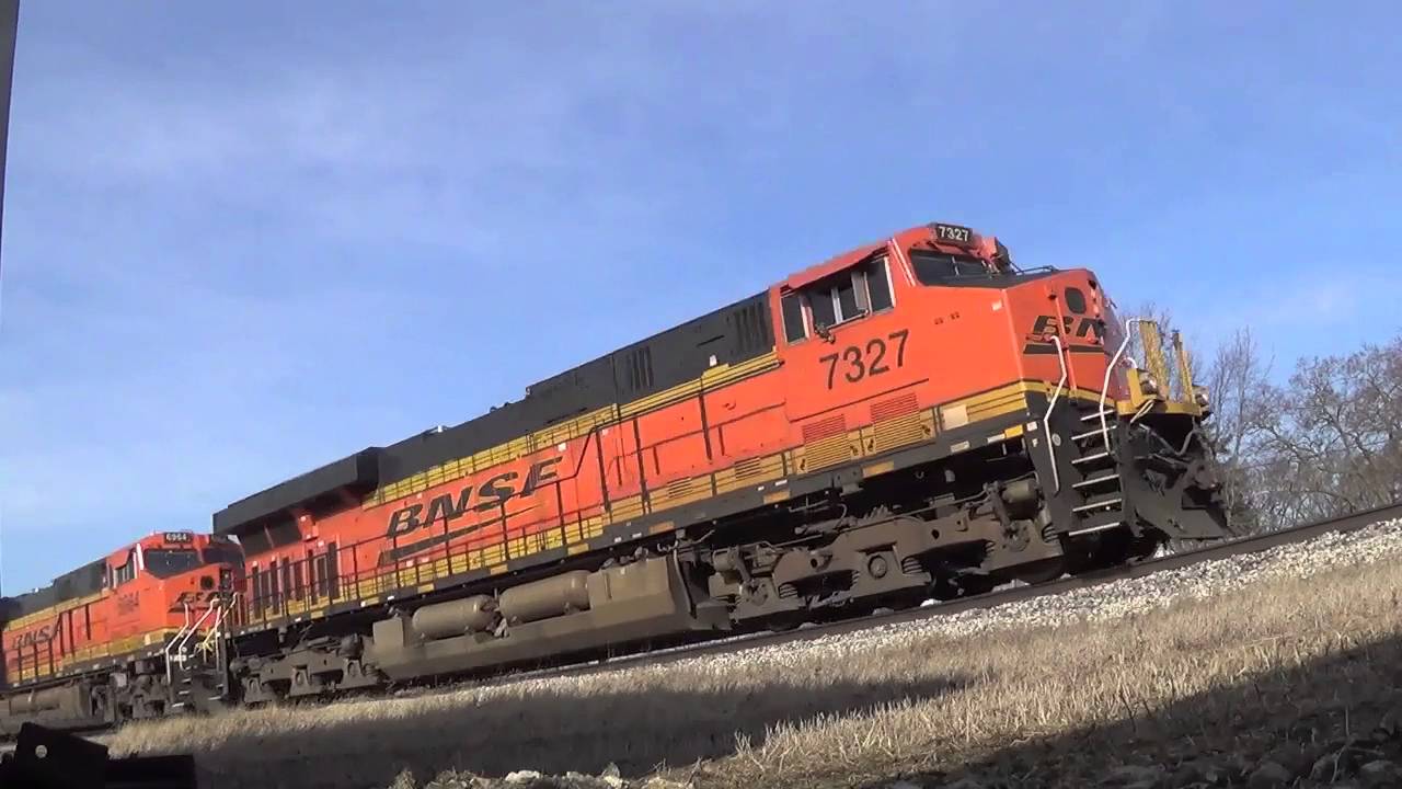 BNSF 7327 East Mazon, IL 2/28/16 - YouTube