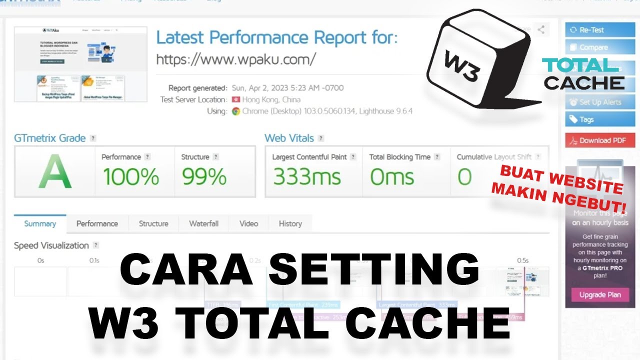 Cara Setting W3 Total Cache | Buat Website Makin Ngebut! - YouTube