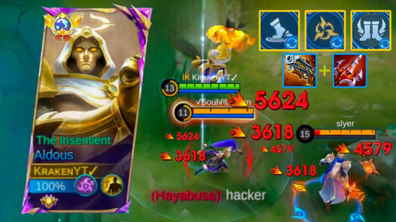 I FINALLY FOUND THE BEST ONE SHOT EXP BUILD & EMBLEM SET FOR ALDOUS ...