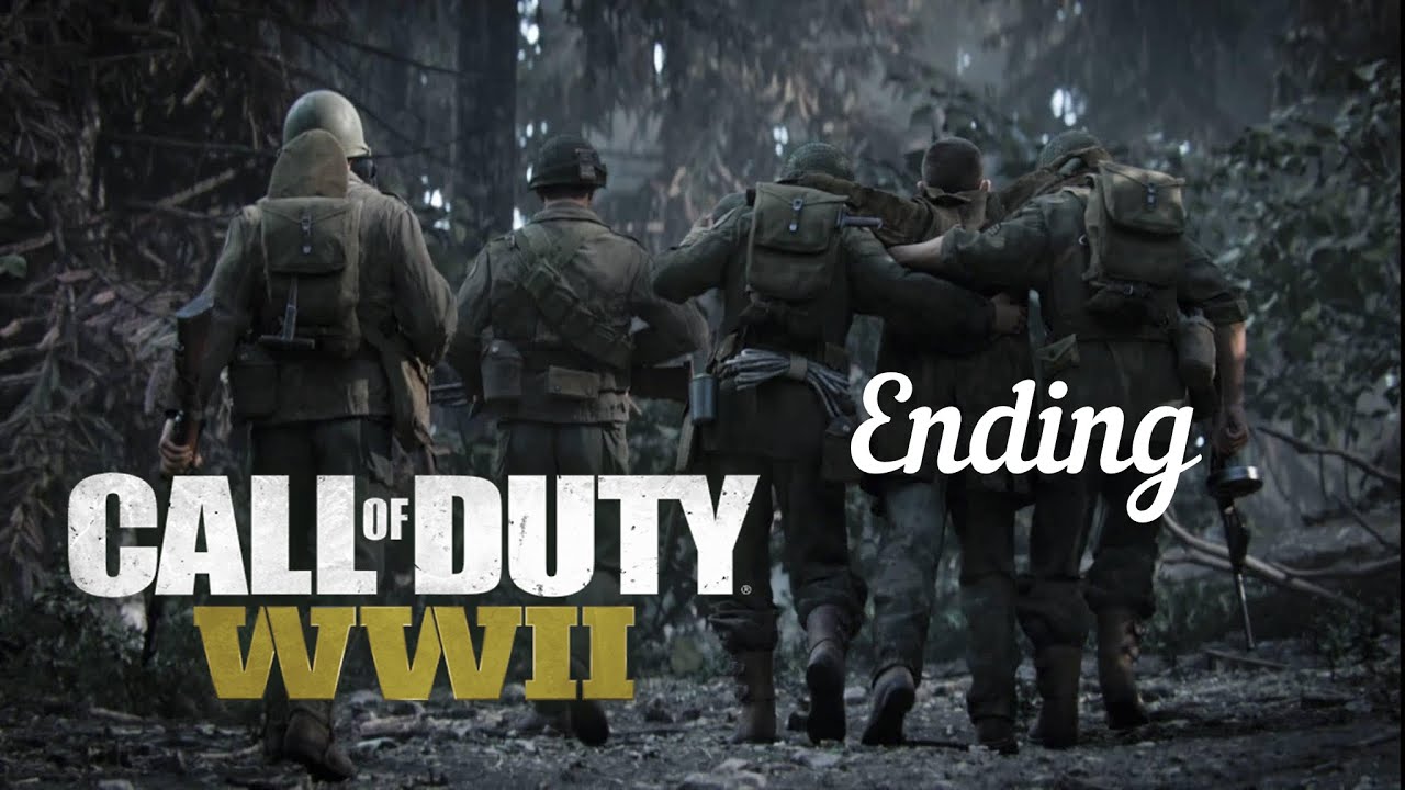 CALL OF DUTY WW2 – ENDING (No Commentary) 1080p HD - YouTube