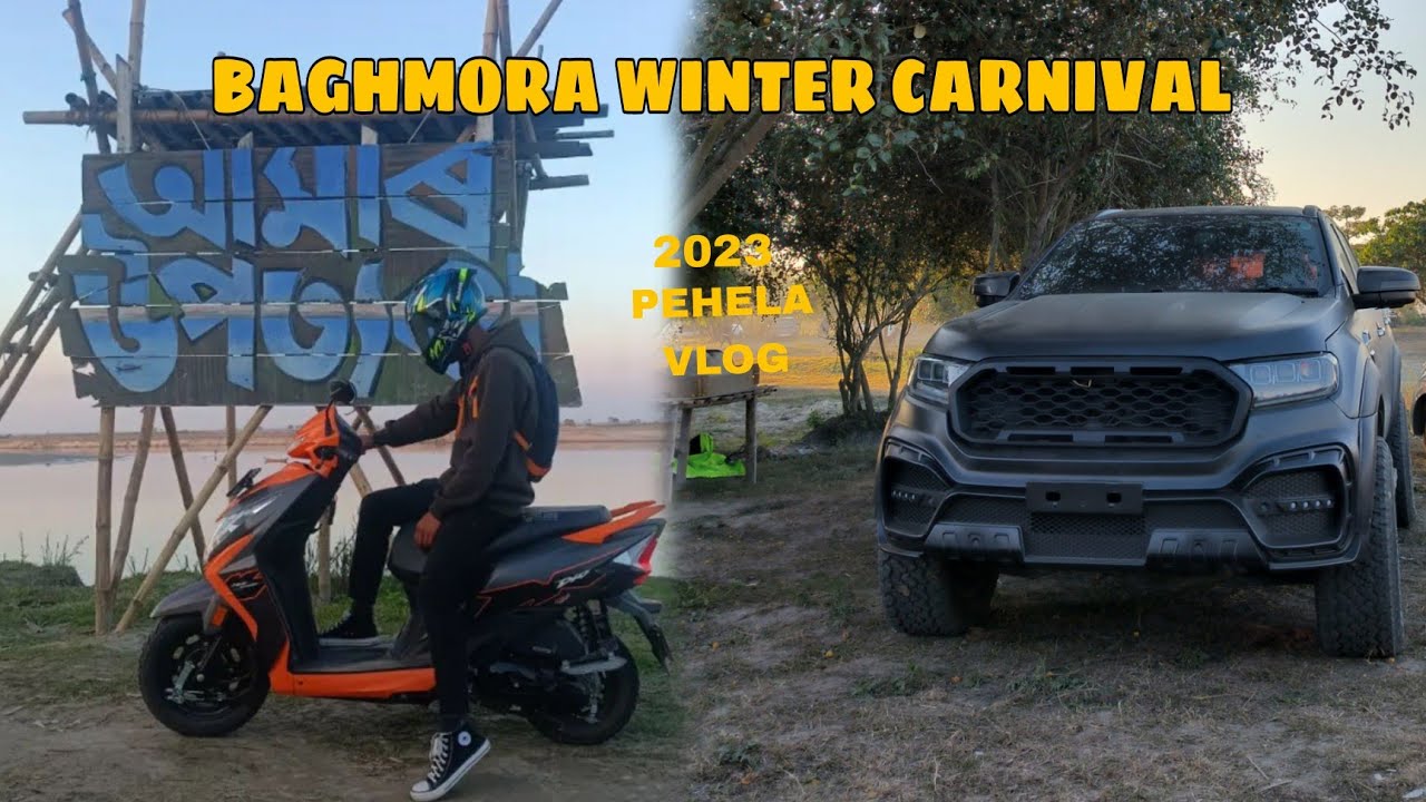 BAGHMORA WINTER CARNIVAL 2023||DIRT BIKE RACE||KYA KYA HUA DEKHO ...