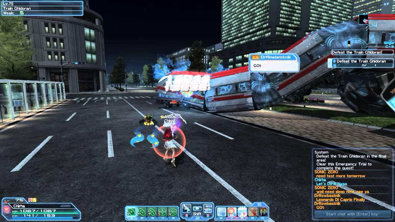 PSO2 Train Ghidoran! XH Solo (Ranger/Hunter) - YouTube