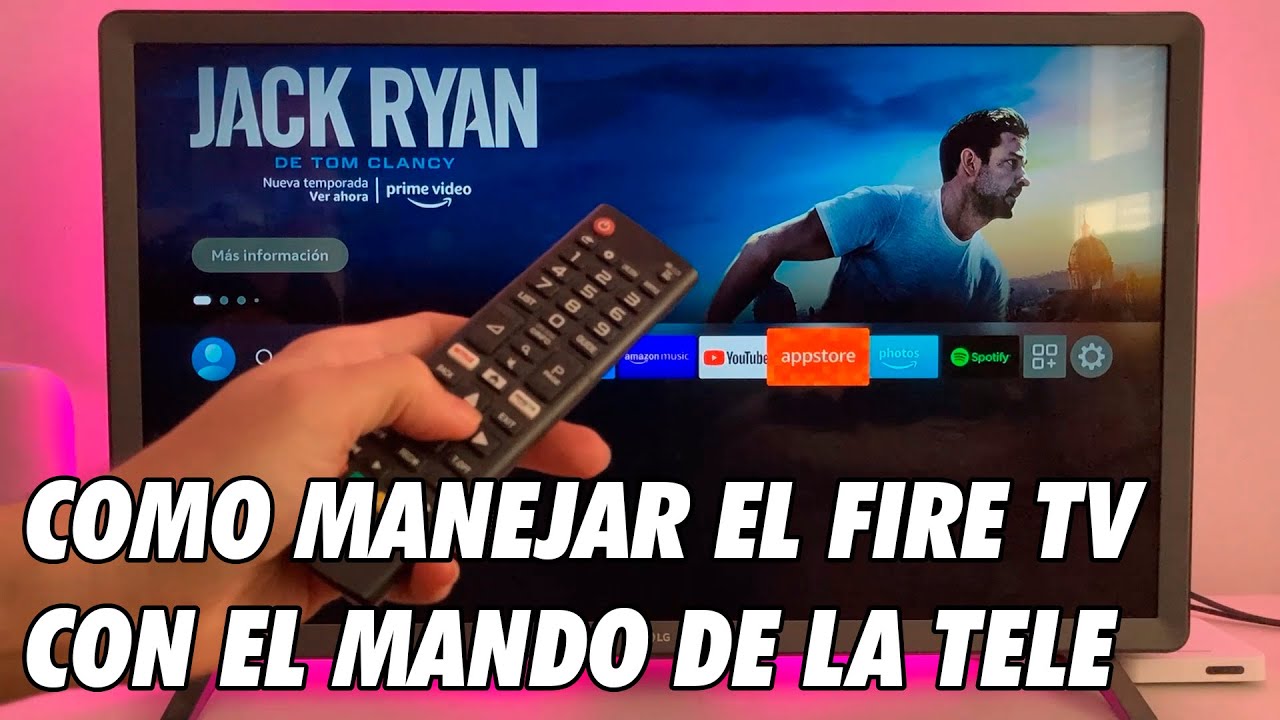 Como Manejar el Amazon Fire TV Stick con el Mando de tu TV - YouTube