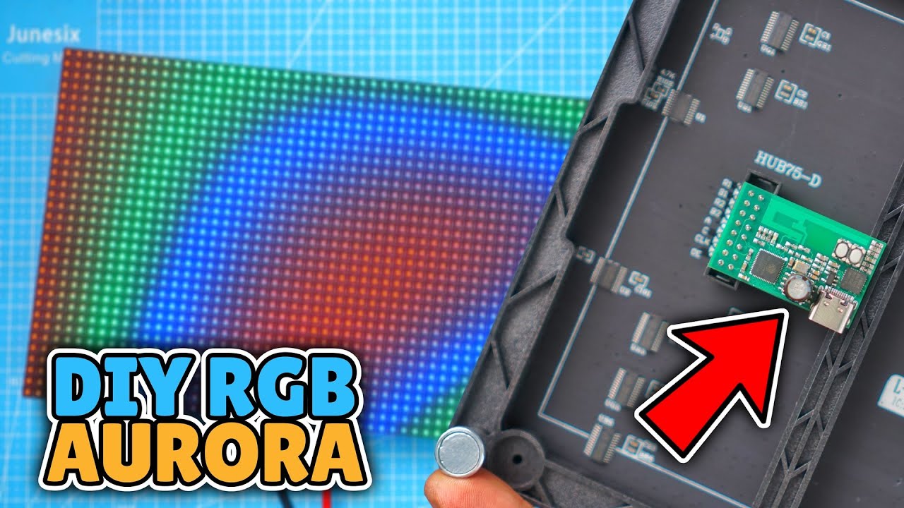Bikin Sendiri Kontroler Led Matrix RGB Super Mini - PCBWAY.COM - YouTube