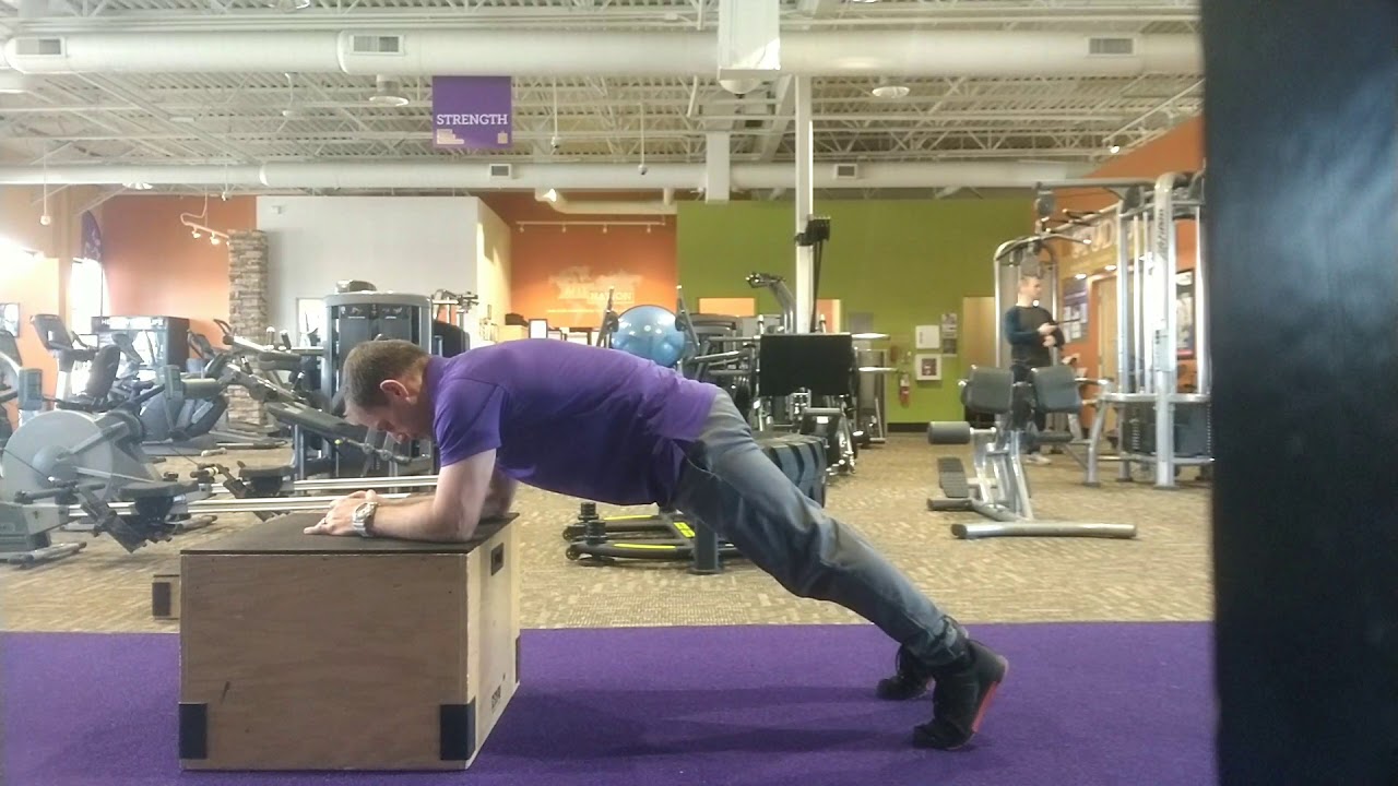 AF Plank Elevated on Box - YouTube