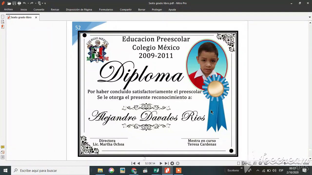 CREAR DIPLOMAS EN PUBLISHER - YouTube
