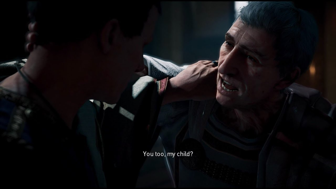 Assassin's Creed: Origins - Assassination of Julius Caesar + Ending ...