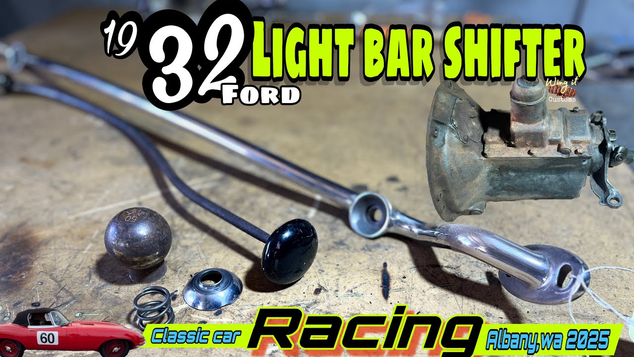 1932 ford light bar shifter plus highlights from Albanys classics - YouTube