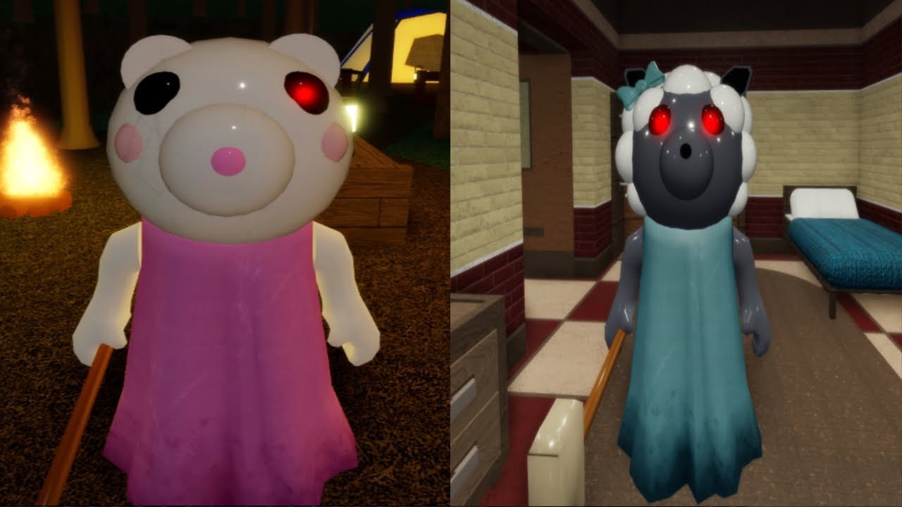 Old vs New Sheepy Jumpscare - Roblox Accurate Piggy RP - YouTube
