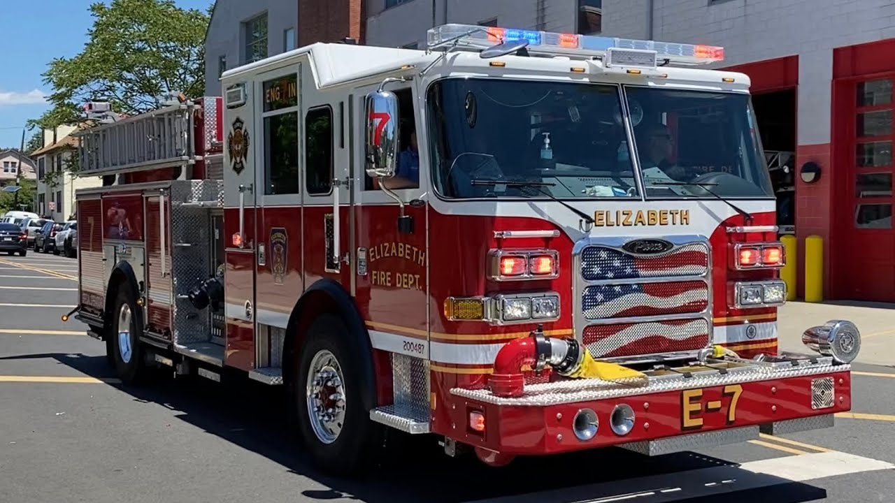 *BRAND NEW* Elizabeth FD Engine 7 Special Operations Pumper Responding ...