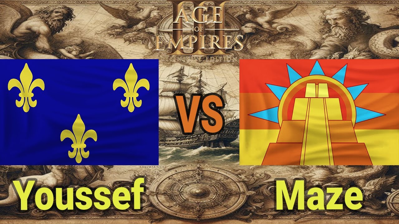 Pro cast: YOUSSEF vs MAZE en Age of empires III - YouTube