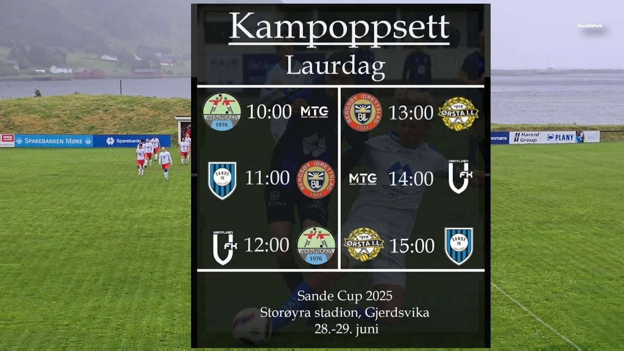 Sande Cup 2025 kamp 4 Bergsøy mot Ørsta - YouTube