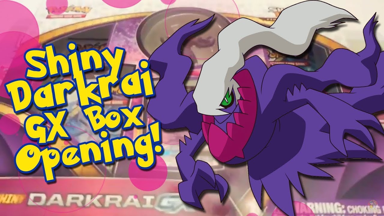 Opening: Shiny Darkrai GX Box - YouTube