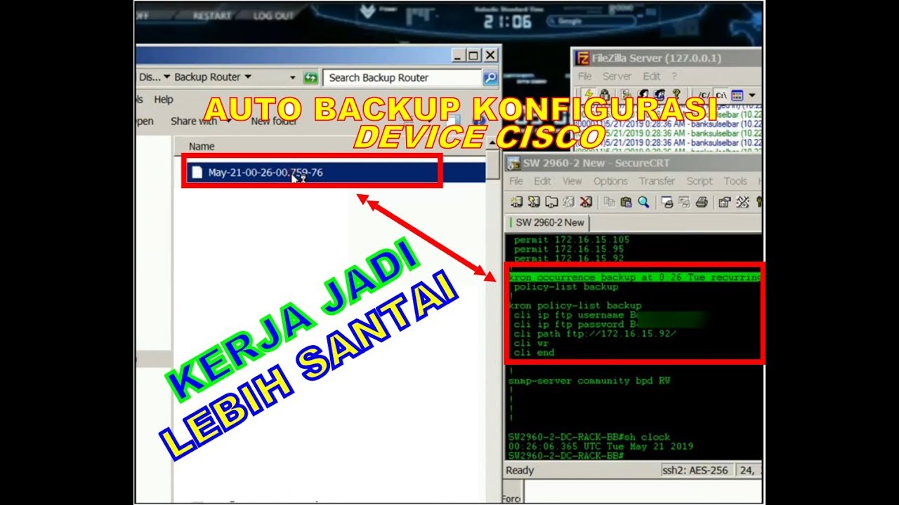 Cara Backup Otomatis Konfigurasi Perangkat (Router + Switch) Cisco ...