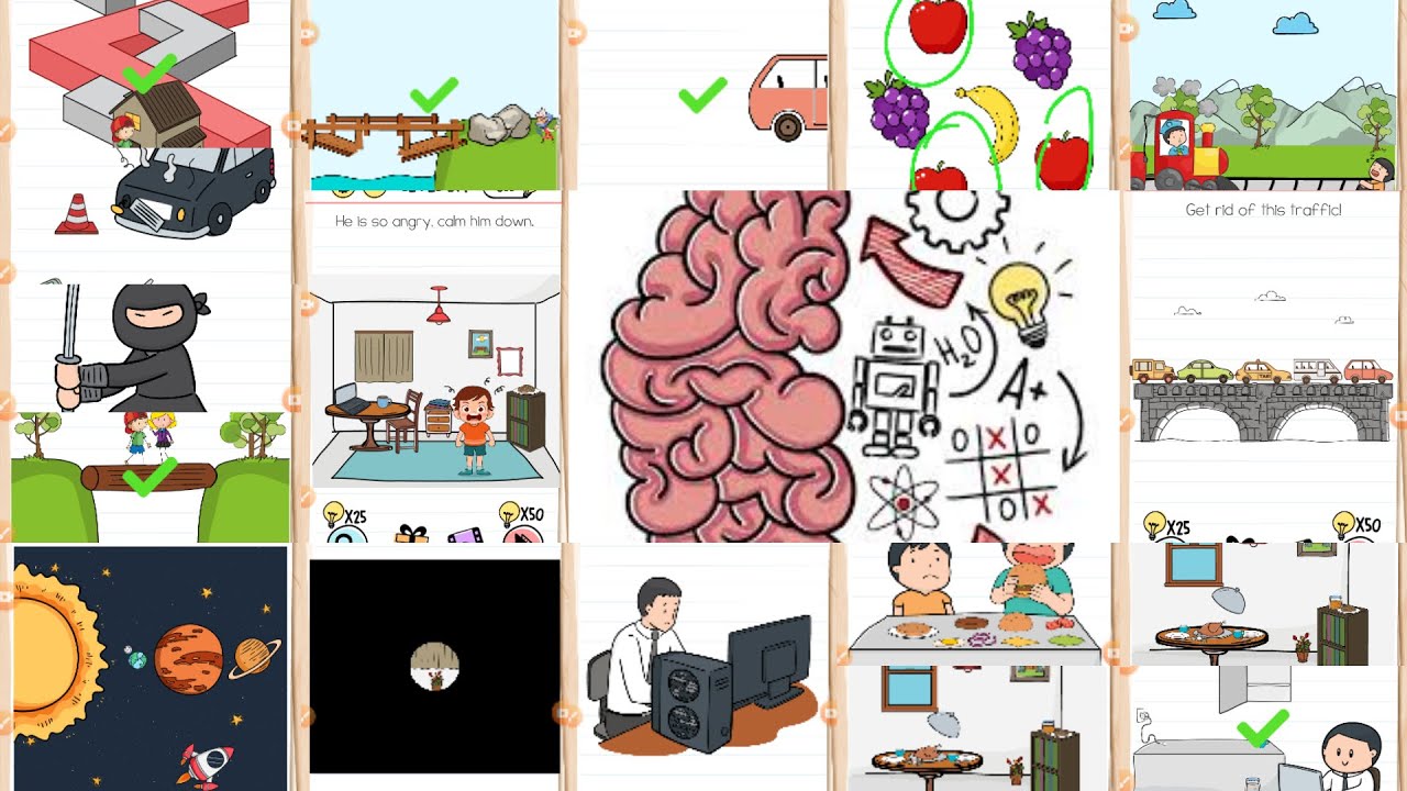 Brain test 229 ,brain test 240, brain test 257 ,brain test 261 - YouTube