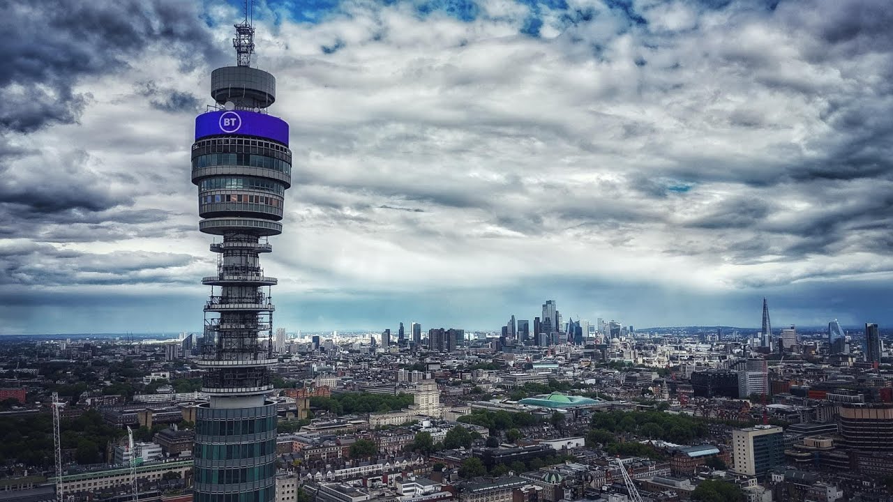 British Telecom Tower - London - DJI Mini 4 Pro 4K - YouTube