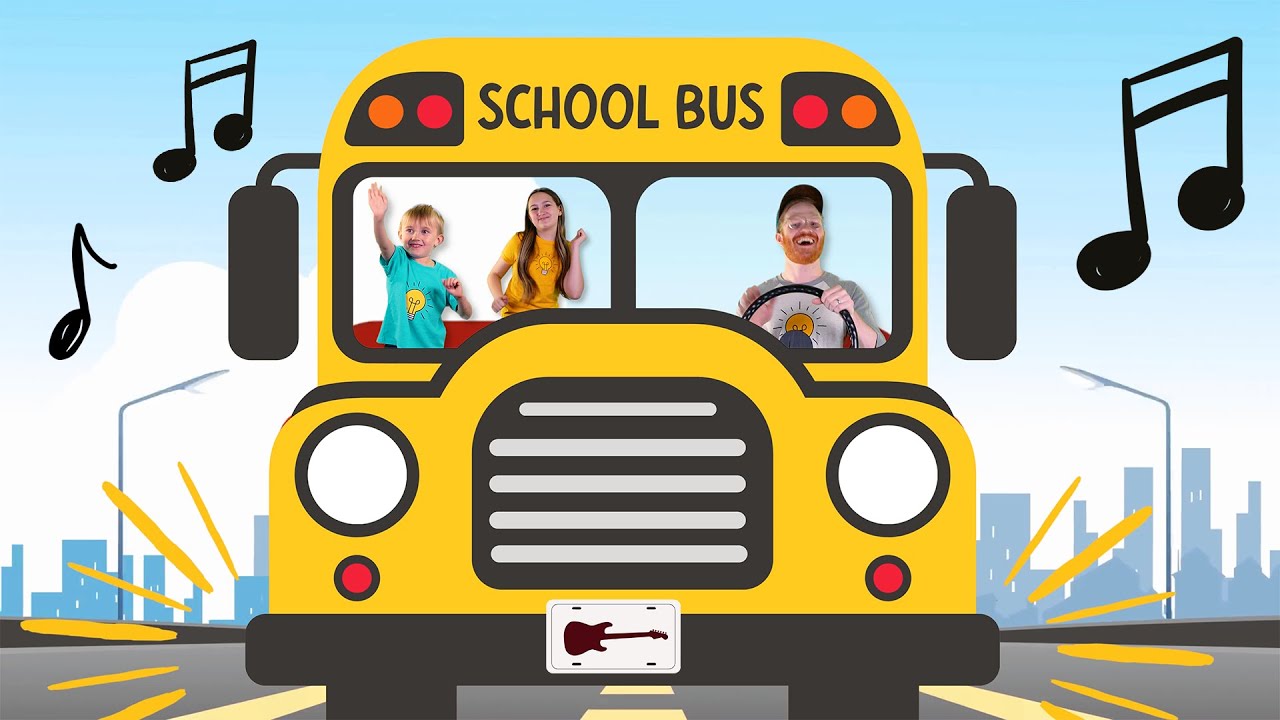 "School Bus Bop!" 🚌 🎶 🎸 Dance along! | Learn Too Songs for Kids ...