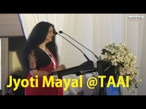Ms.Jyoti Mayal | TAAI Convention 2023 (Part 5)TOURISM INDIA - YouTube