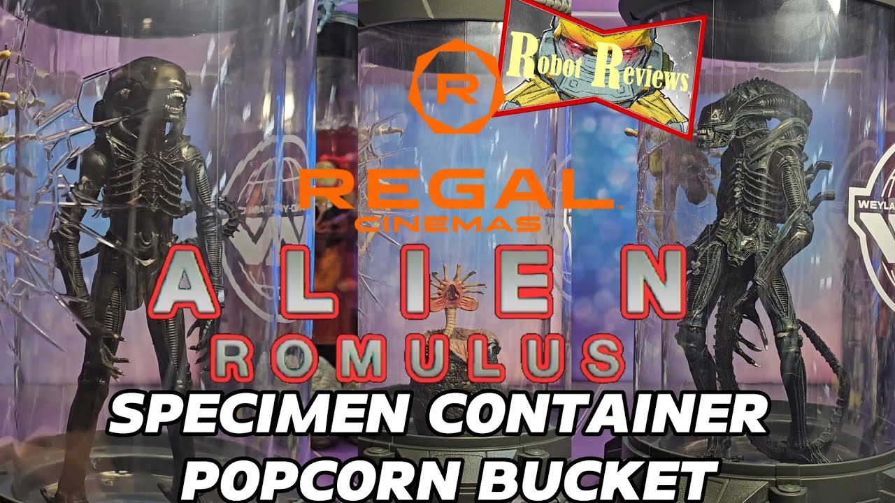 Regal Alien Romulus Popcorn Bucket Review: A Collector's Delight - YouTube