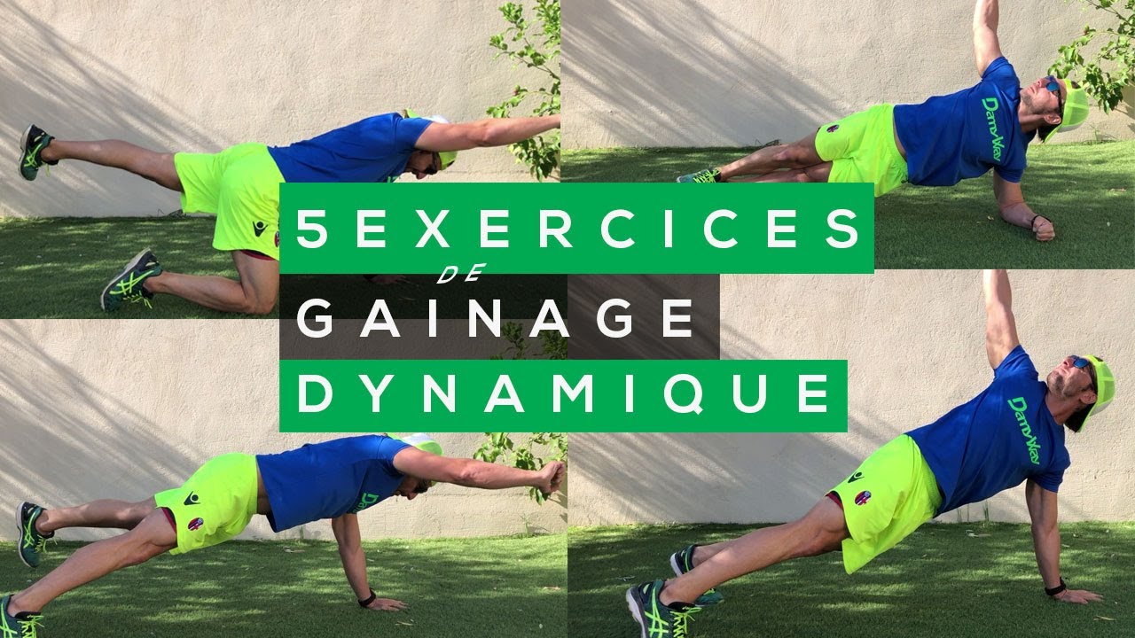 5 EXERCICES DE GAINAGE DYNAMIQUE POUR UNE MEILLEURE PRÉPARATION EN TRAIL RUNNING - YouTube