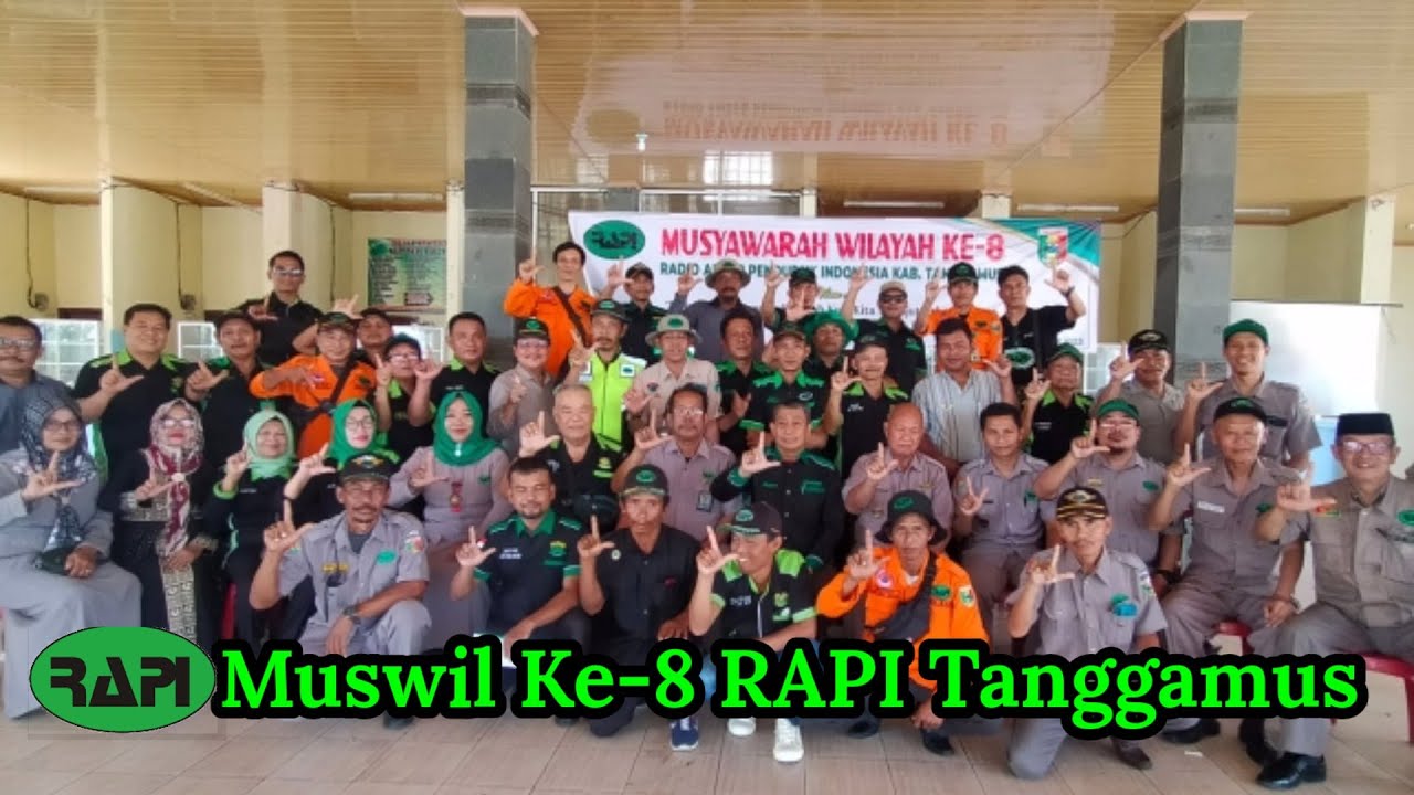 RAPI wilayah 3 tanggamus gelar muswil ke-8 - YouTube