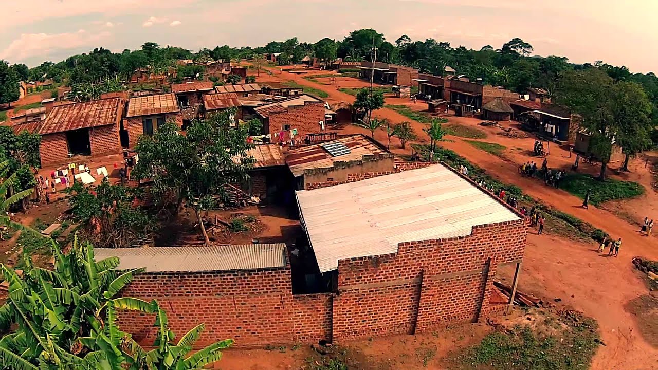 Solar System in a rural village in Uganda - YouTube
