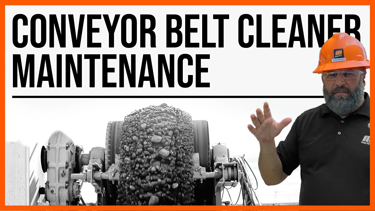 Conveyor Belt Cleaner Maintenance - YouTube