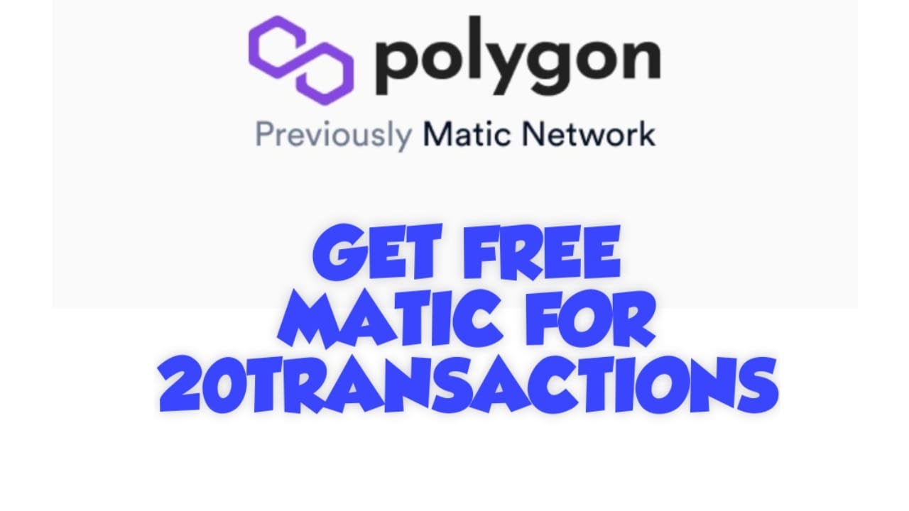 GET FREE MATIC COIN FOR 100 TRANSACTIONS!FREE MATIC!MAC&CGEESE FINANCE ...