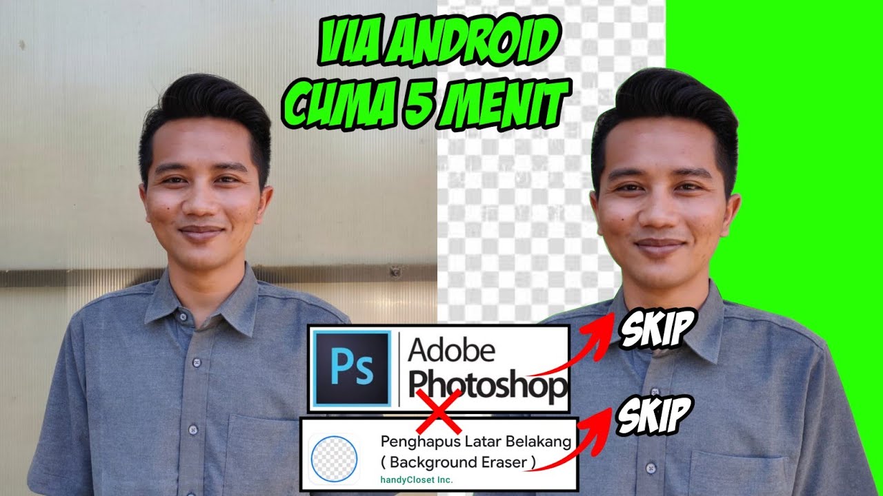 Hapus background foto via android - how to quickly remove photo or ...
