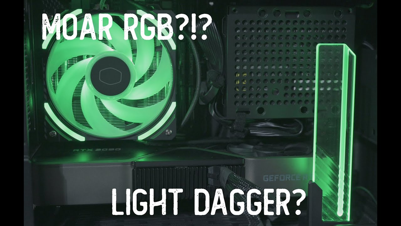 New 2021 Cooler Master RGB Goodies...GPU Bracket, MF120 Prismatic, and ...