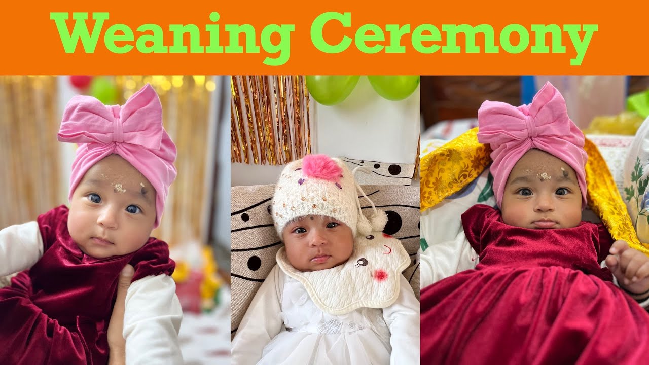 Weaning Ceremony Of Our Niece Vedika - YouTube