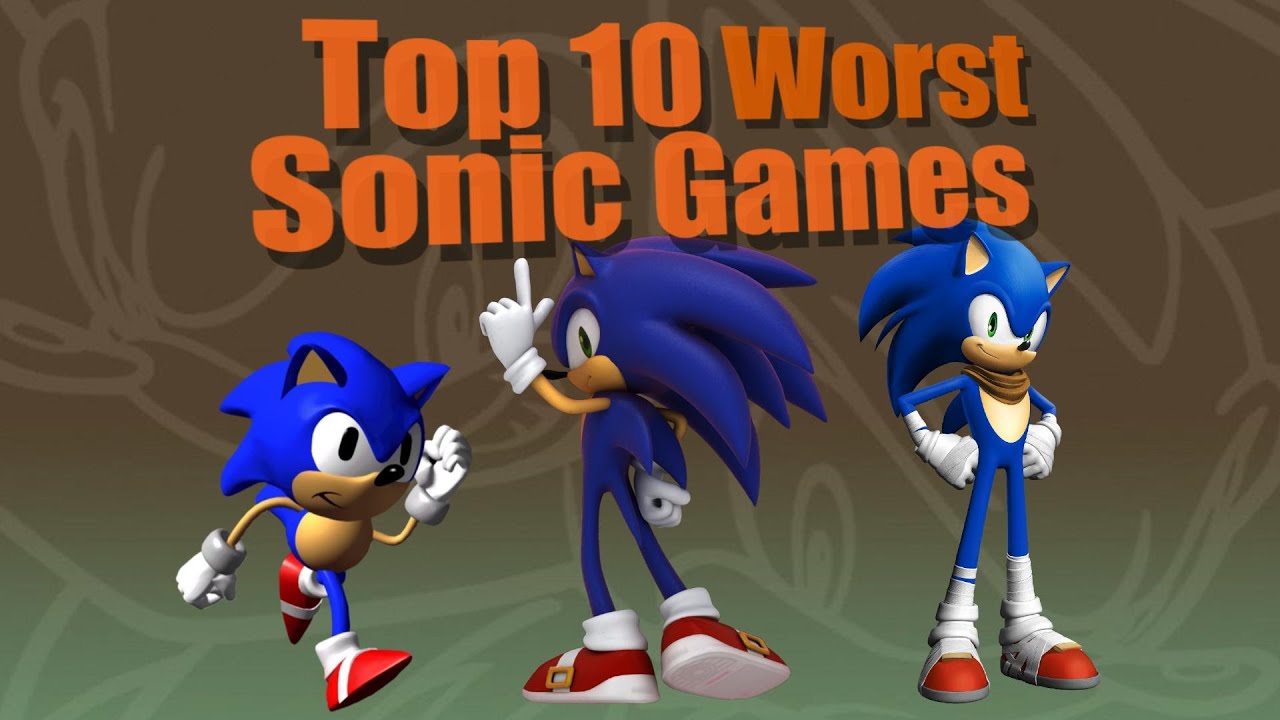 Top 10 Worst Sonic Games - YouTube
