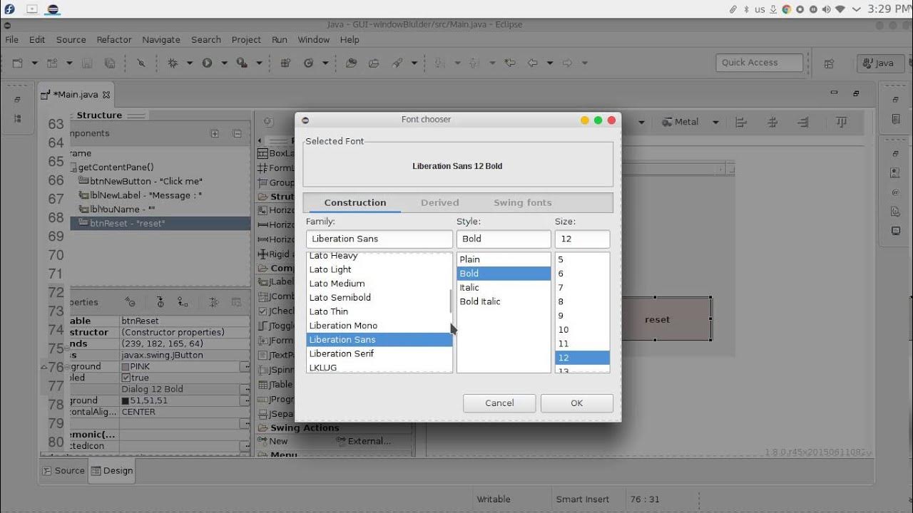 63 JAVA Swing GUI WindowBuilder - YouTube