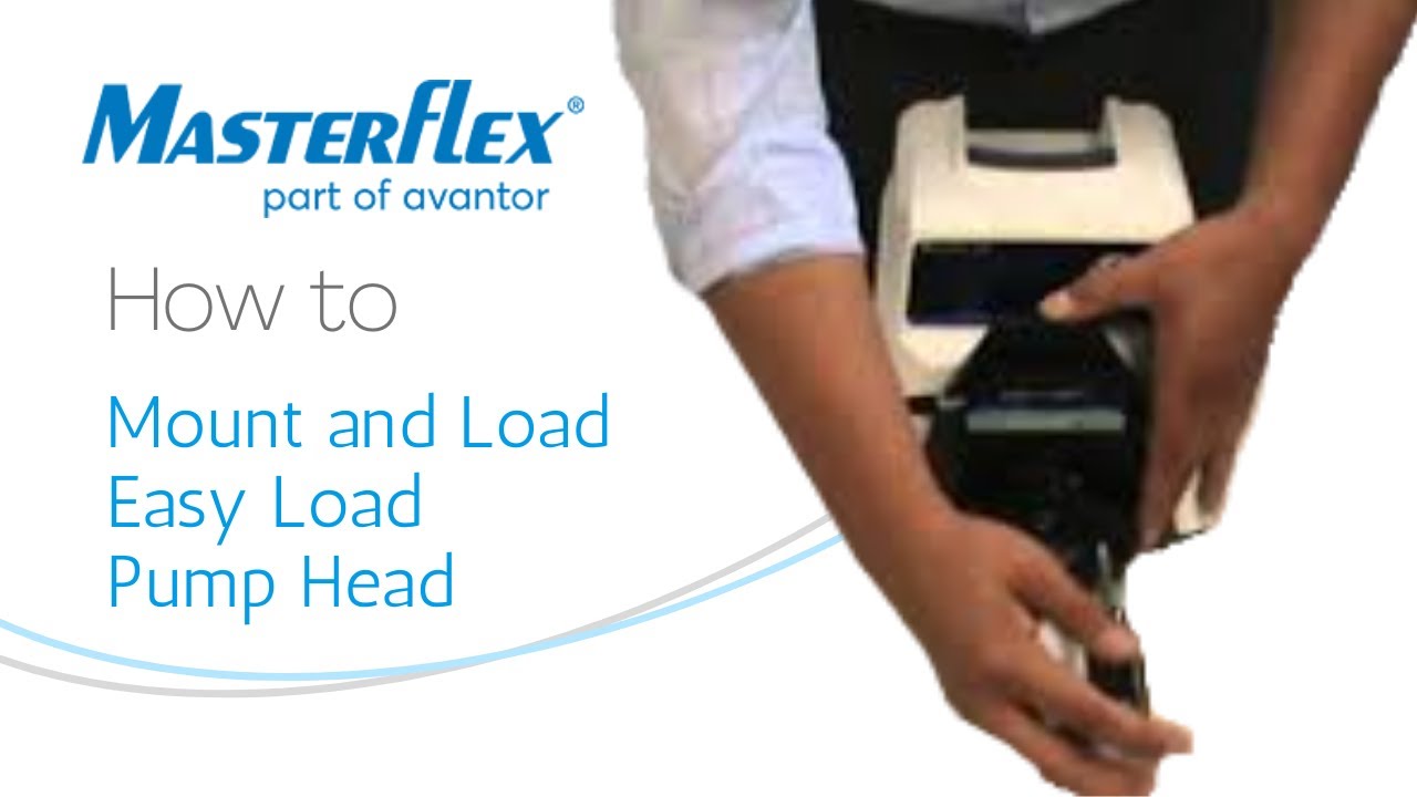 Mounting and Loading Easy Load Pump Head - YouTube