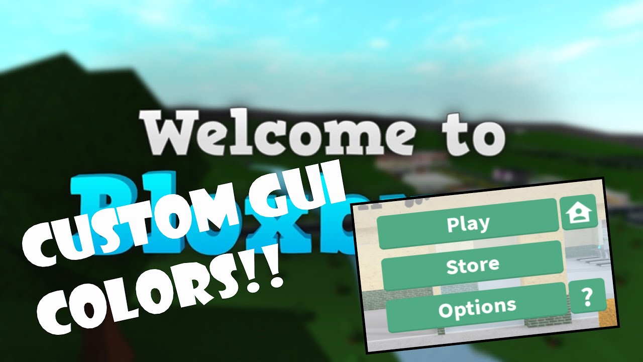 CUSTOM BLOXBURG GUI COLORS! + TUTORIAL - YouTube