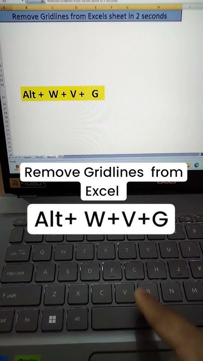 Computer Excel Shortcut tricks Remove Gridlines #laptop #excel #dell # ...