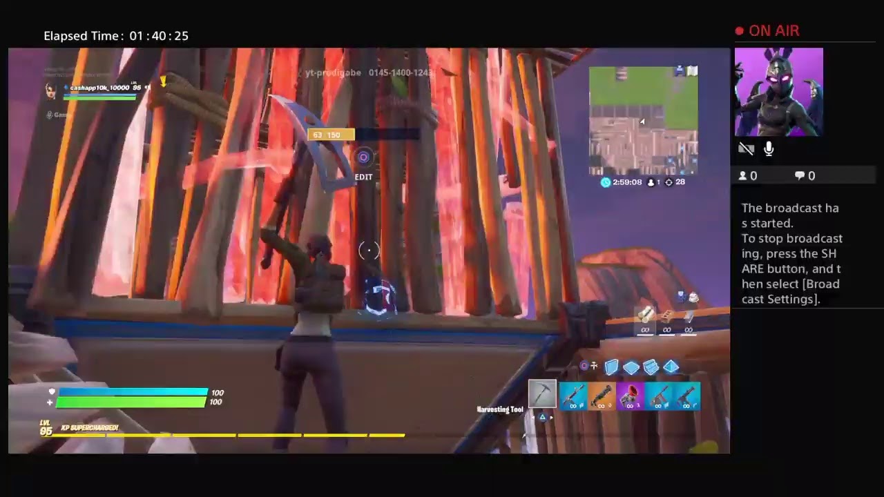 playing fortnite with jayden joyner - YouTube