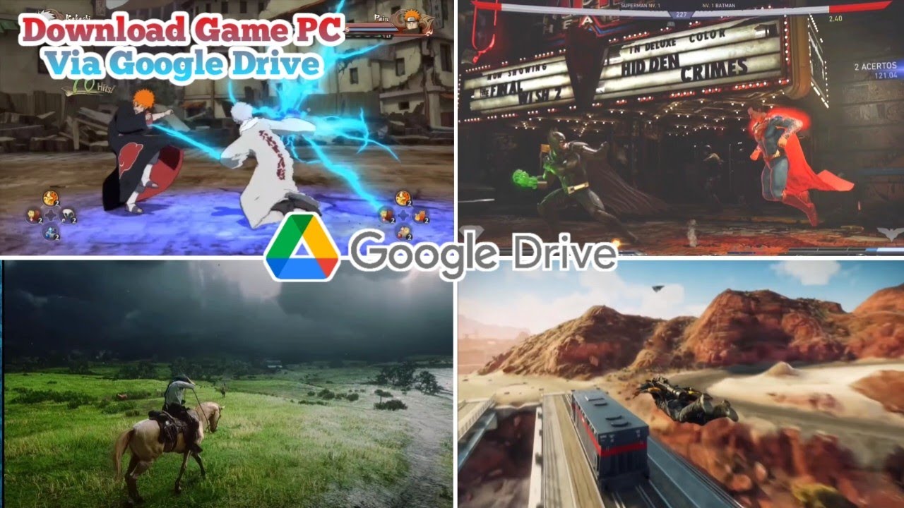 Game PC Via Google Drive - YouTube
