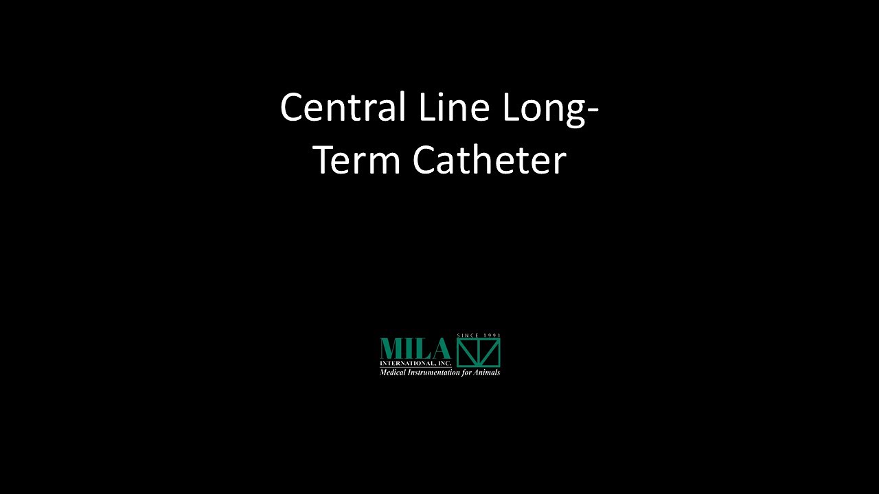 MILA Central Line Long Term Guidewire Inserted Catheter - YouTube