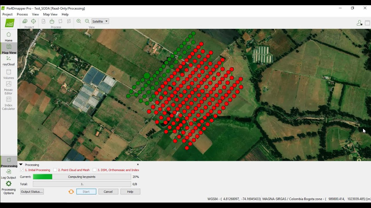 ¿Cómo configurar el flujo de trabajo para procesar imágenes con Pix4Dmapper? - YouTube